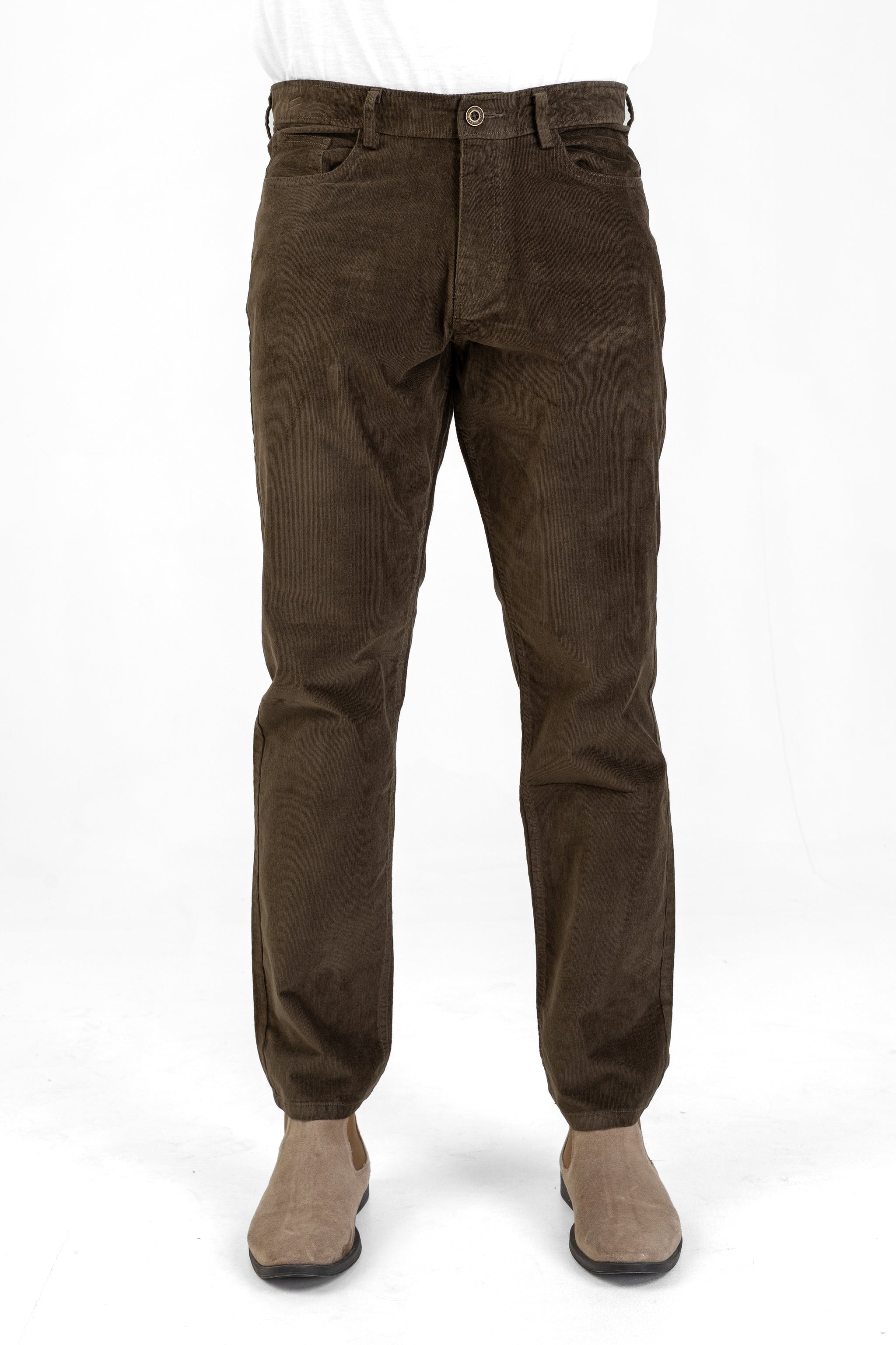 AnationZ Black Linen Cotton Relaxed Fit Pants with Patch Pockets